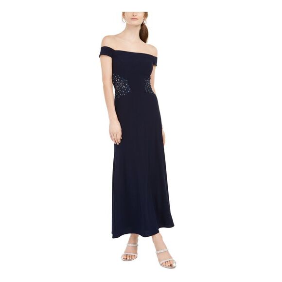 Ignite Evenings | Dresses | Ignite Evenings Womens Embellished Ruched ...
